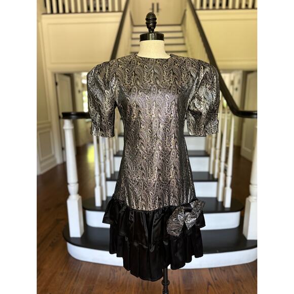 Vintage | Dresses | Vintage 8s 90s Dress Special Occasion Prom Theme ...